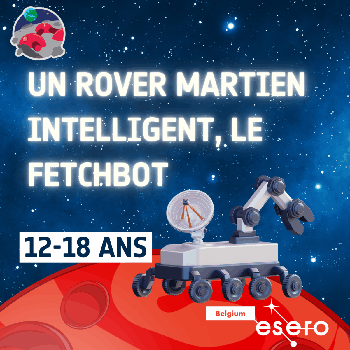 Ressource: Un rover martien intelligent, le Fetchbot – ESERO Belgique